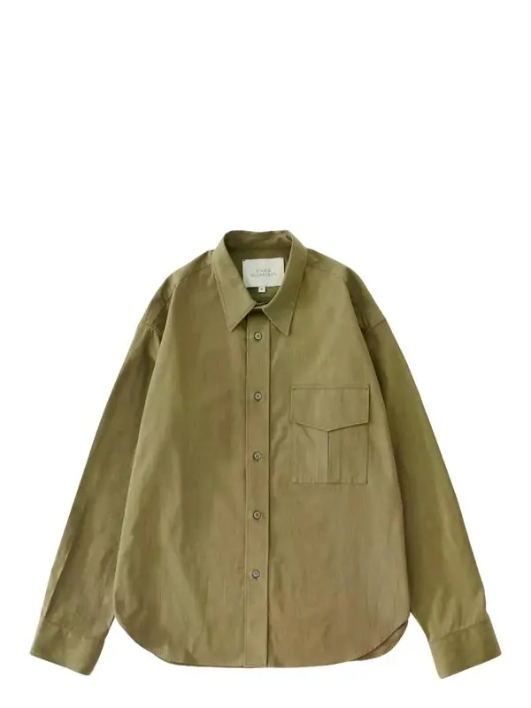 Studio Nicholson Solst Hest-pocket Shirt - Green