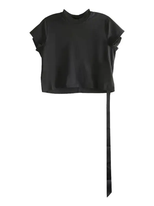 Rick Owens Ribbed-neck T-shirt - Black