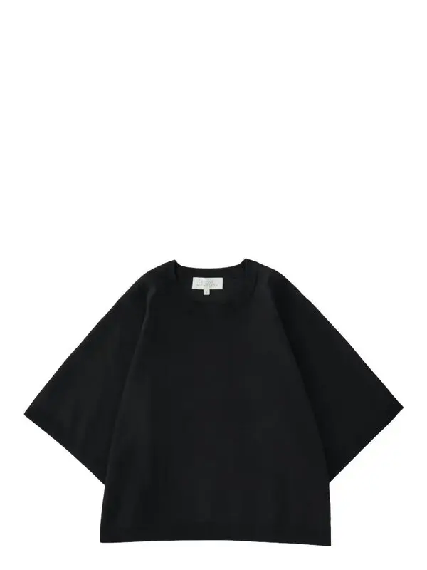 Studio Nicholson Raglan-sleeve Mata Knit - Black