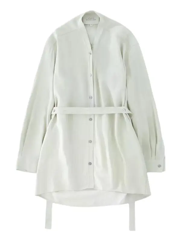 Studio Nicholson Lane Belted Shirt - Neutrals