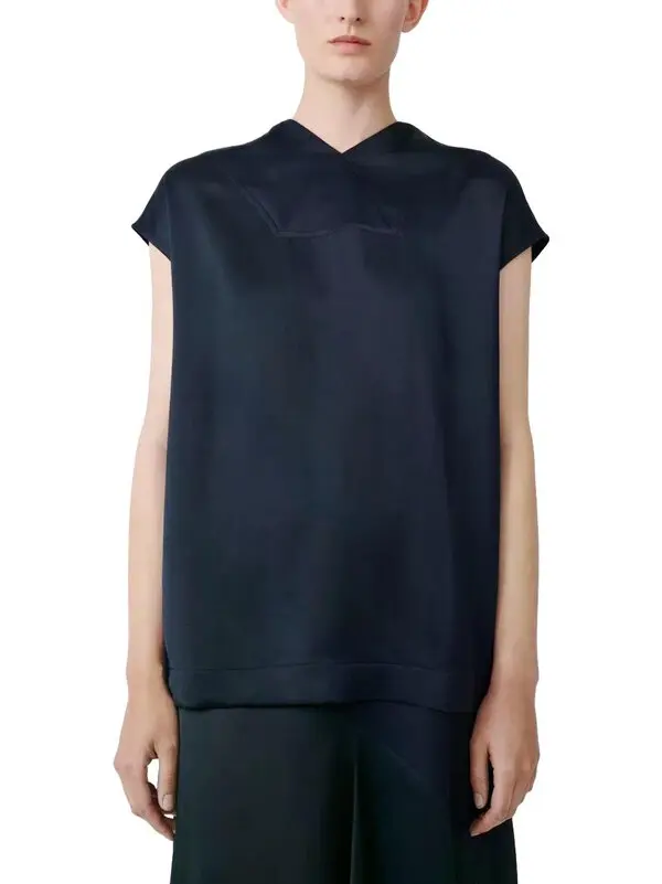 Studio Nicholson Greer V-neck Top - Blue