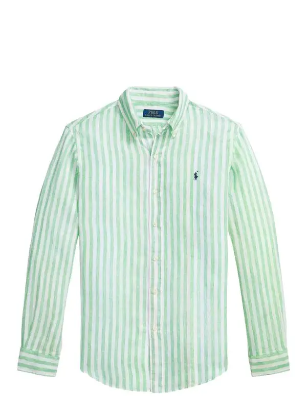 Polo Ralph Lauren Striped Long-sleeve Shirt - Green