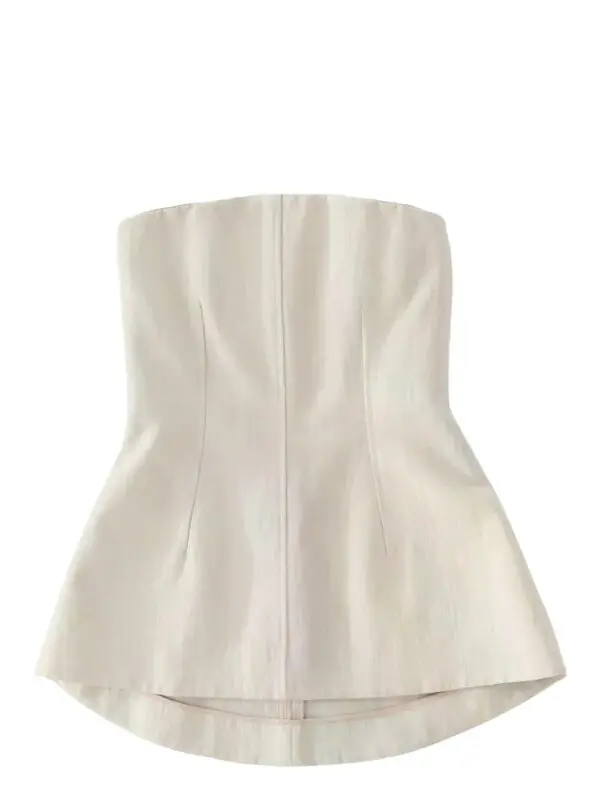 Studio Nicholson Arles Strapless Top - Neutrals