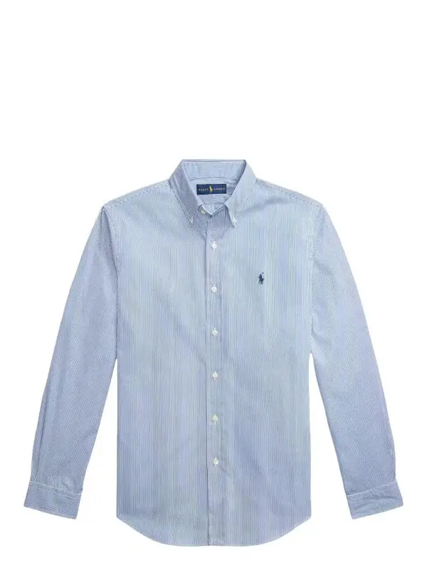 Polo Ralph Lauren Striped Long-sleeve Shirt - Blue