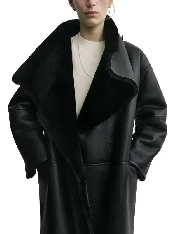 TOTEME Oversized Coat - Black