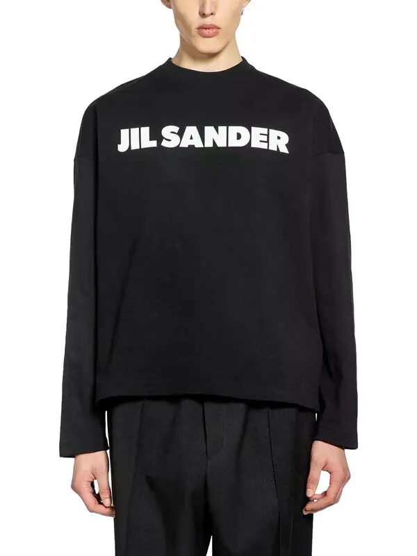 JIL SANDER Cn Long-sleeve T-shirt - Black