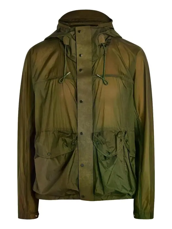 TEN C Skye Ten Hooded Jacket - Green