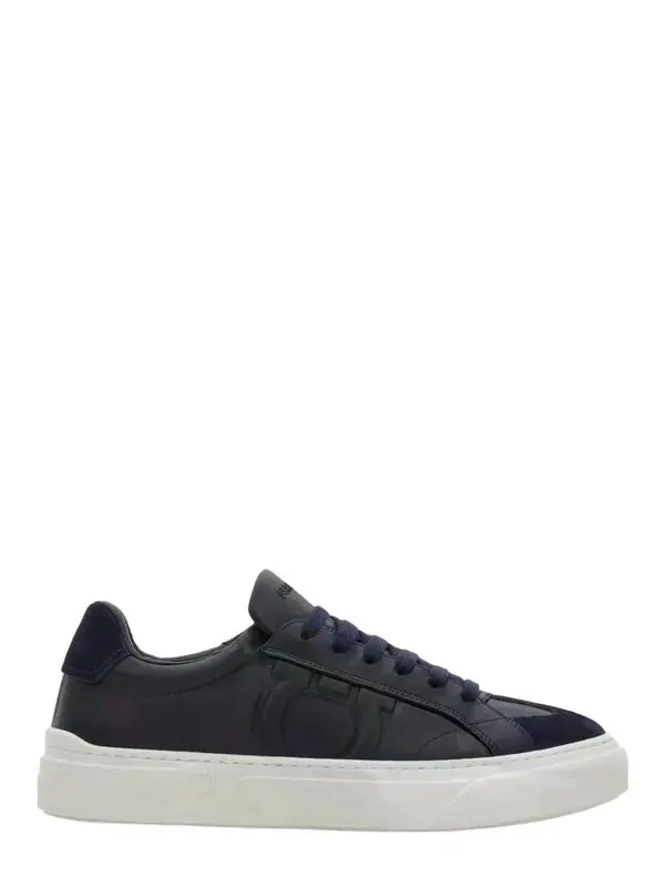 FERRAGAMO Lace-up Fastening Sneakers - Blue
