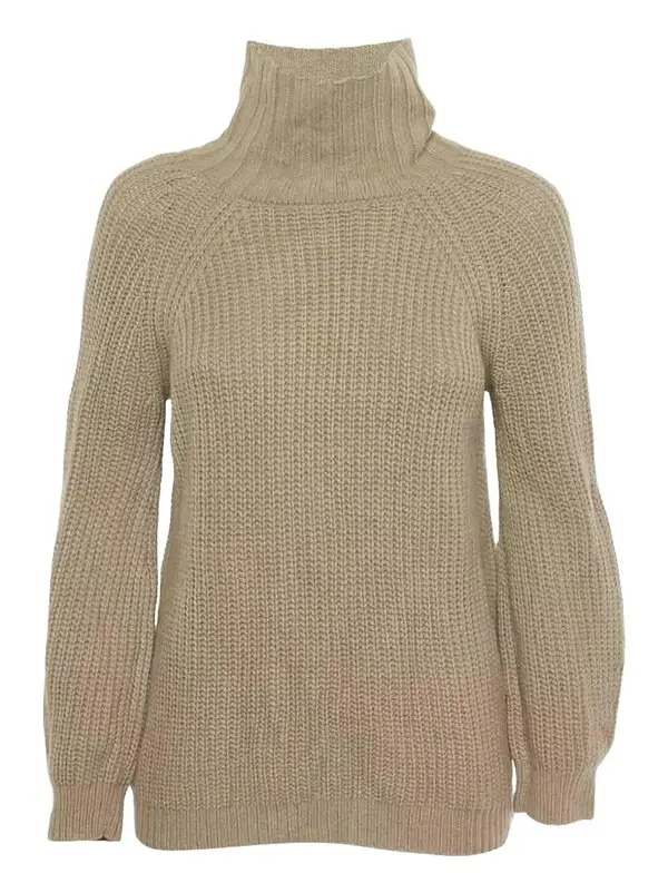 Max Mara Ribbed Knit Sweater - Neutrals
