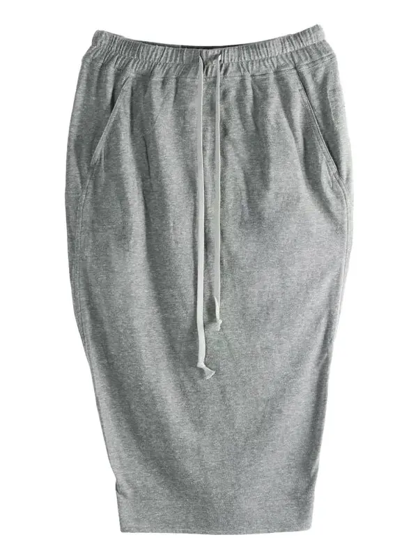 Rick Owens Drawstring-fastening Midi Skirt - Grey
