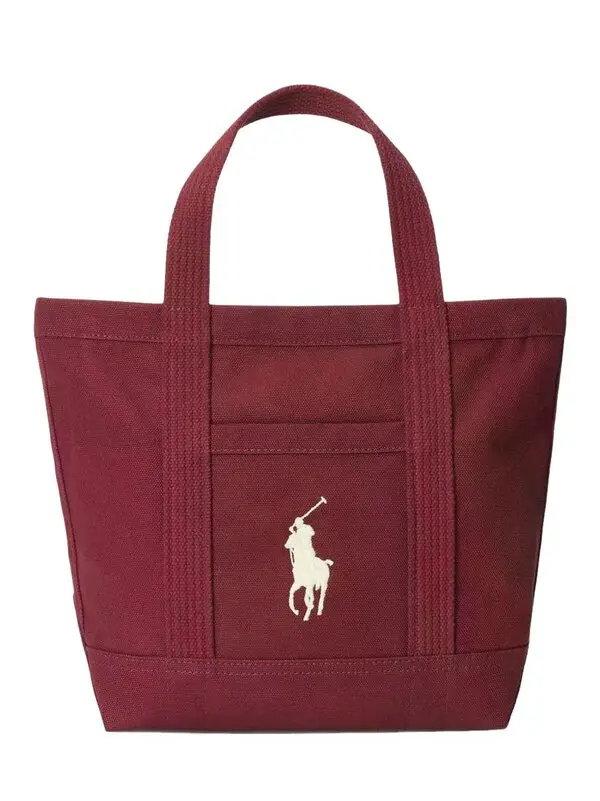 Polo Ralph Lauren Logo-embroidered Tote Bag - Red