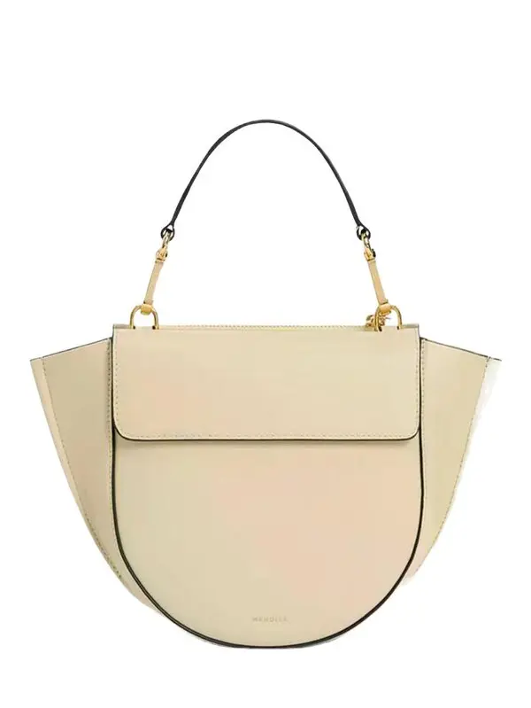 WANDLER Hortensia Top Handle Satchel - Neutrals