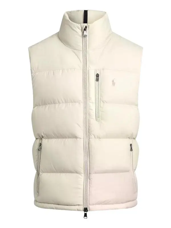 Polo Ralph Lauren Zipped Puffer Gilet - Neutrals