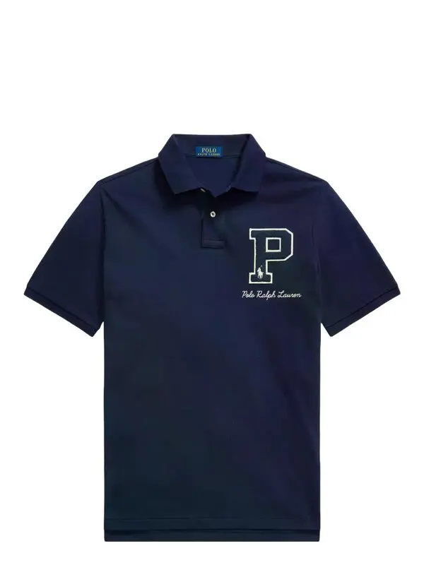 Polo Ralph Lauren Short-sleeve Buttoned Polo Shirt - Blue