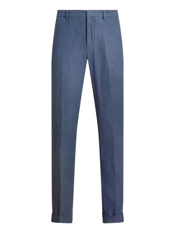 Polo Ralph Lauren Pressed-crease Trousers - Blue