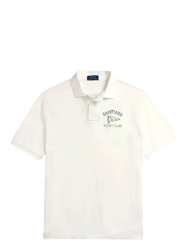Polo Ralph Lauren Printed Polo Shirt - White