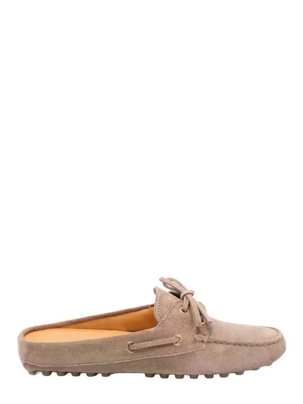 TOD'S Gommino Lace-up Mules - Neutrals