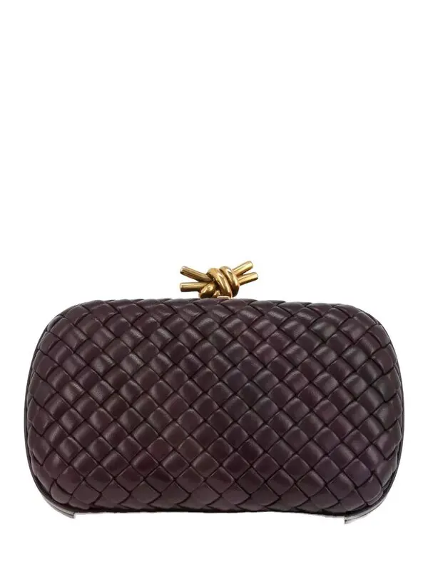 Bottega Veneta Knot Pouch - Purple