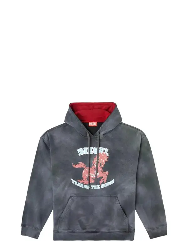 DIESEL® Graphic Hoodie - Grey