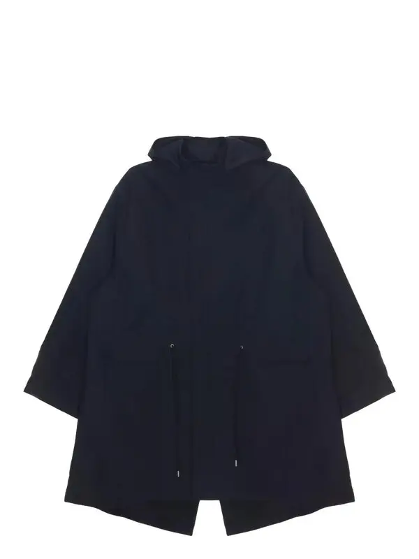 Studio Nicholson Hooded Drawstring Parka - Black