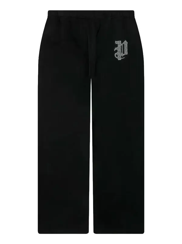 PURPLE BRAND Mwt Logo-appliqué Track Pants - Black