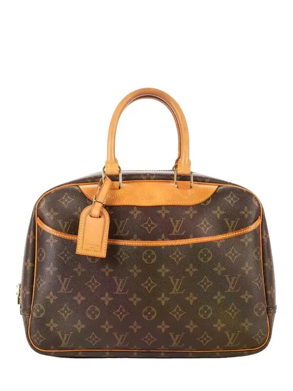 LOUIS VUITTON Deauville Monogram Tote - Brown