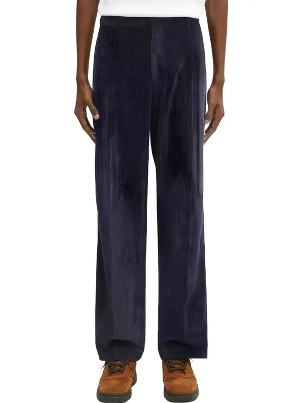 Paul Smith Corduroy Straight Trousers - Blue