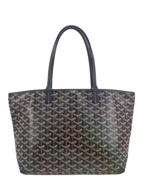 Goyard 2020s Artois Leather Tote Bag - Brown