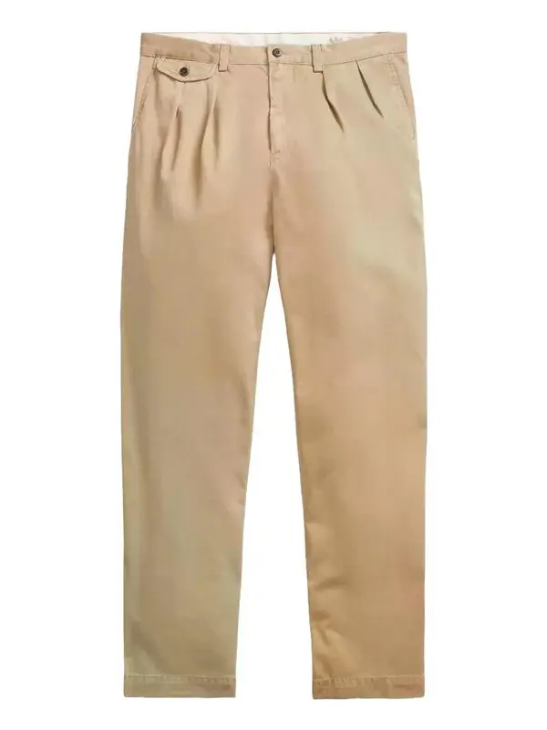 Polo Ralph Lauren Pleated-front Trousers - Neutrals