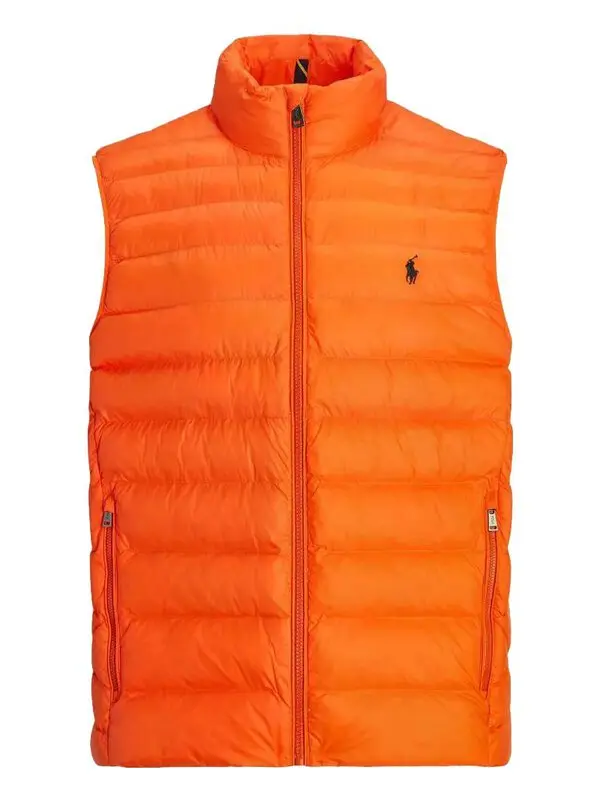 Polo Ralph Lauren Logo-detail Quilted Gilet - Orange