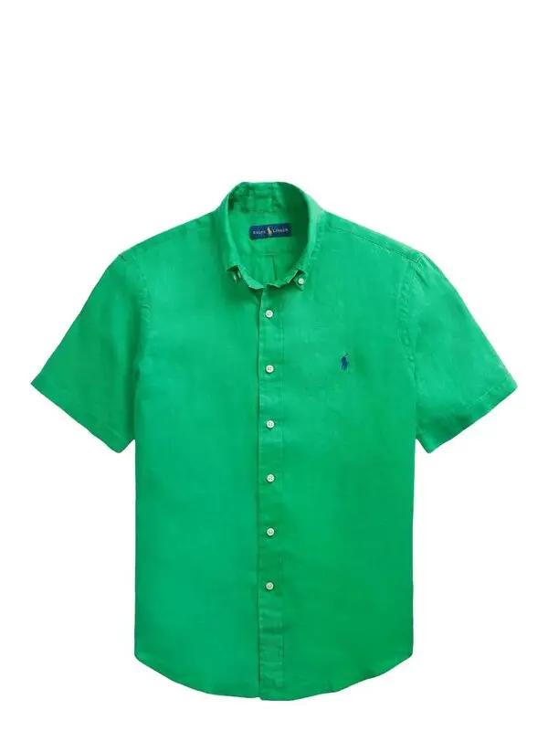 Polo Ralph Lauren Short-sleeved Button Shirt - Green