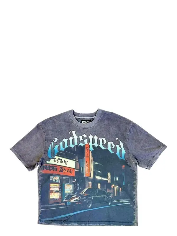 GODSPEED Pit Stop Tokyo T-shirt - Grey