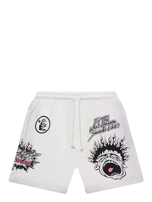 HELLSTAR Records Track Shorts - White