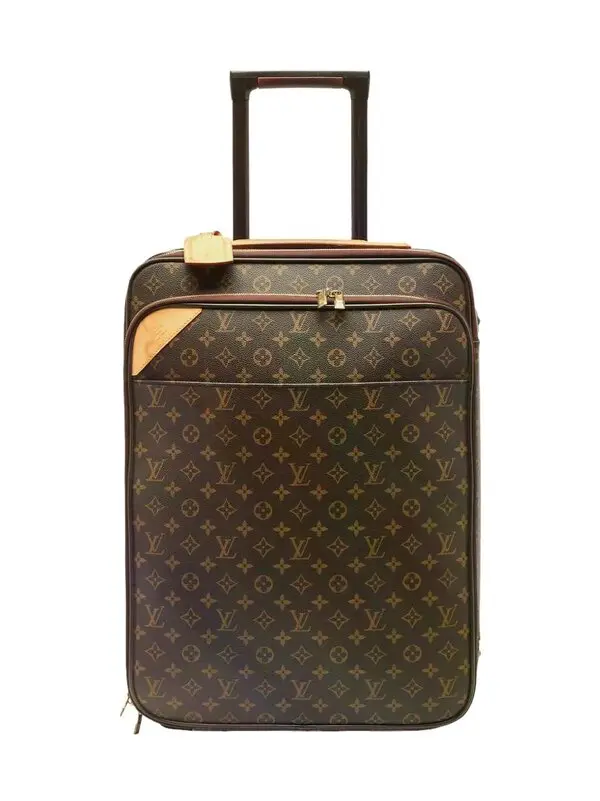 LOUIS VUITTON 2012 Monogram Canvas Pegase Legere 55 Suitcase - Brown