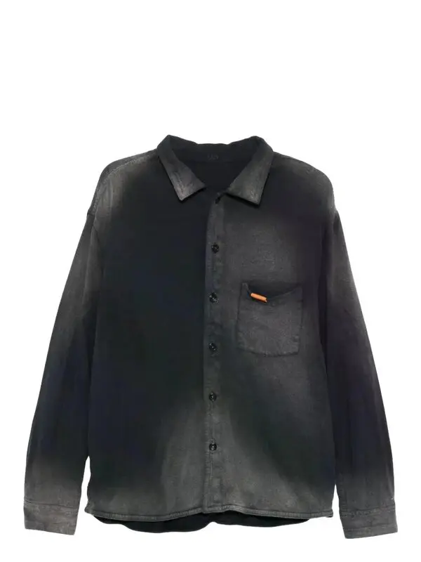 KHOKI Button Pocket Shirt - Black