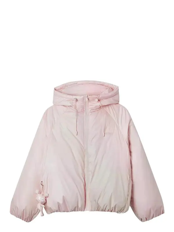 MINI CREAM Hooded Zip-fastening Jacket - Pink