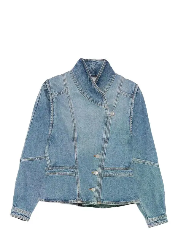 Isabel Marant Cotton Denim Jacket - Blue