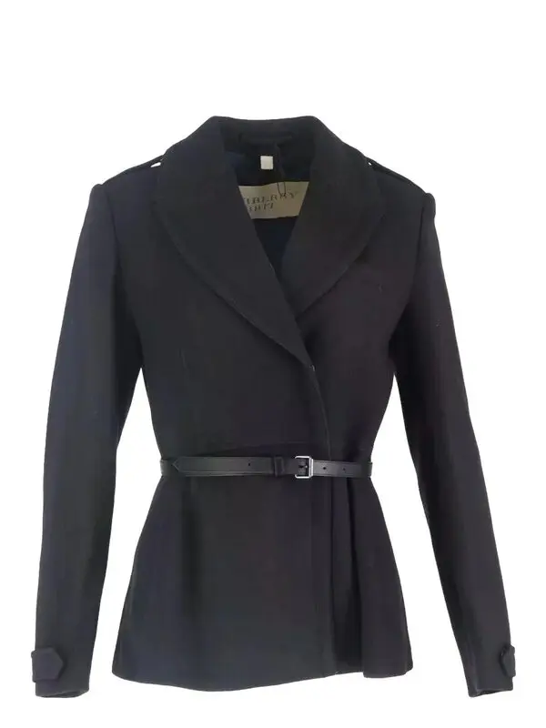 Burberry Drumleigh Belted Coat - Black