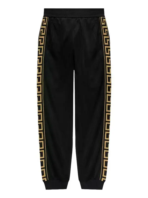 Versace Meander Detail Track Pants - Black