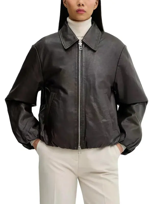 Marc O'polo Leather Jacket - Brown