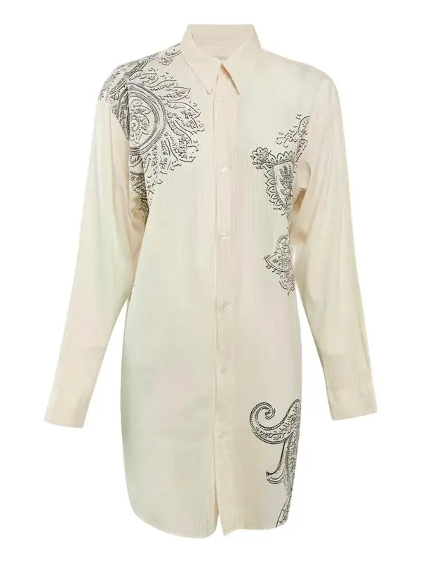 Etro Paisley Long-sleeve Shirt - Neutrals
