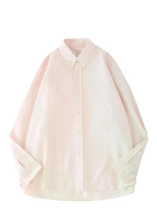 Studio Nicholson Embroidered Cotton Shirt - Neutrals