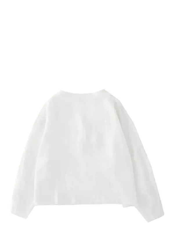 Studio Nicholson Top-stitched Sarr Top - White