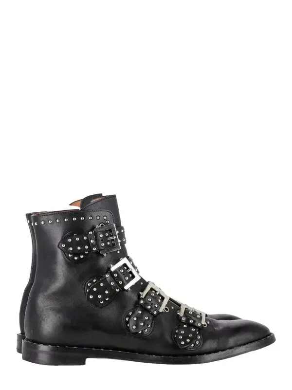 Givenchy Studded Biker Boots - Black