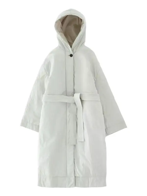 Studio Nicholson Kariba Hooded Belted Coat - Neutrals