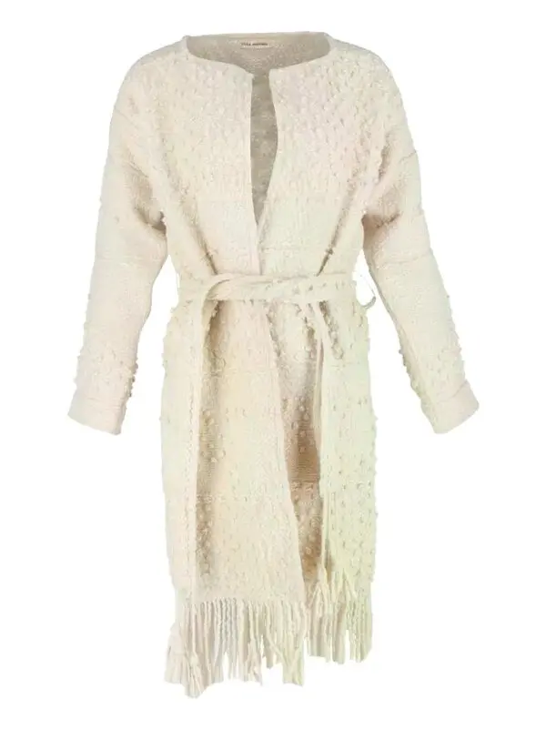 Ulla Johnson Amara Bouclé Coat - White