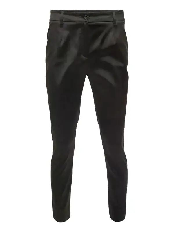 Dolce & Gabbana Satin Tailored Trousers - Black