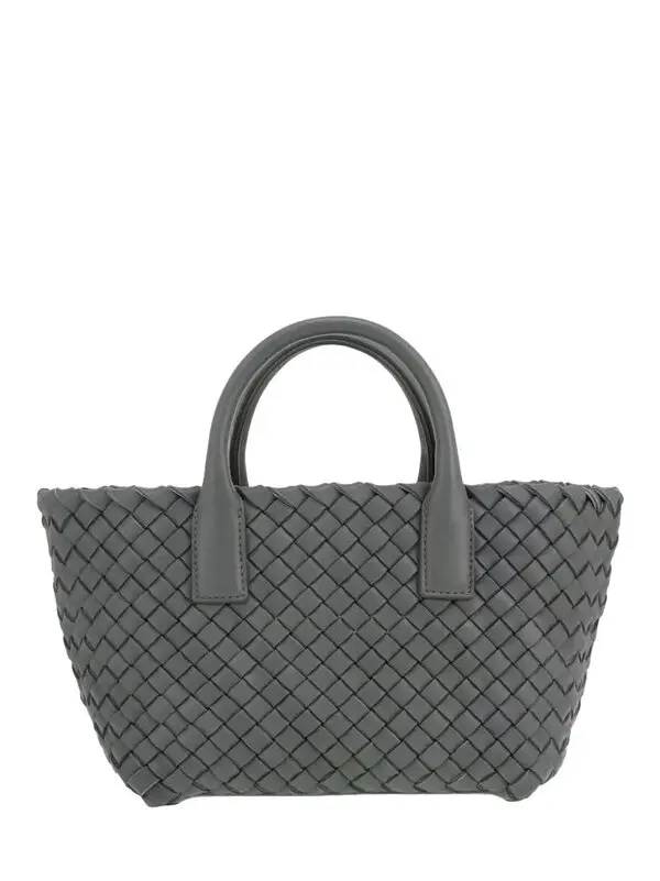 Bottega Veneta 2020s Small Cabat Intrecciato Tote Bag - Grey