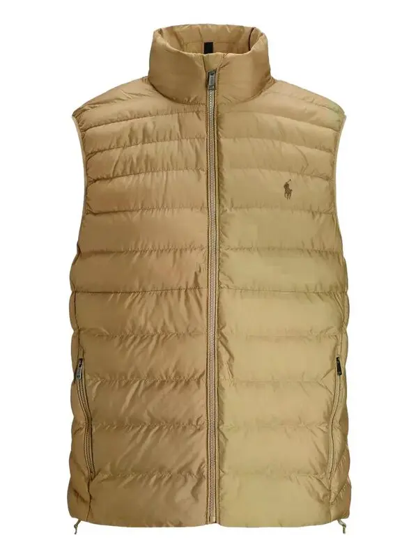 Polo Ralph Lauren Zip-fastening Quilted Gilet - Neutrals