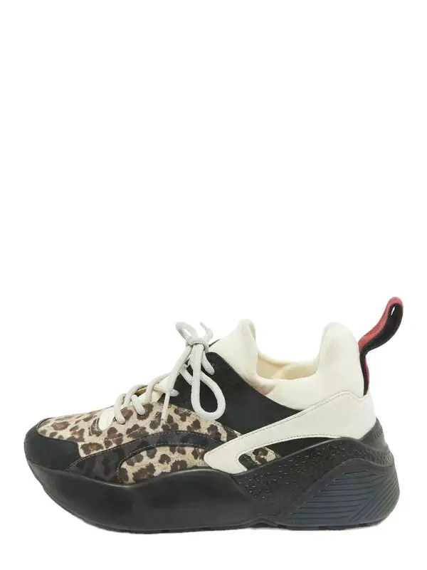 Stella McCartney Eclypse Leopard-print Sneakers - Neutrals